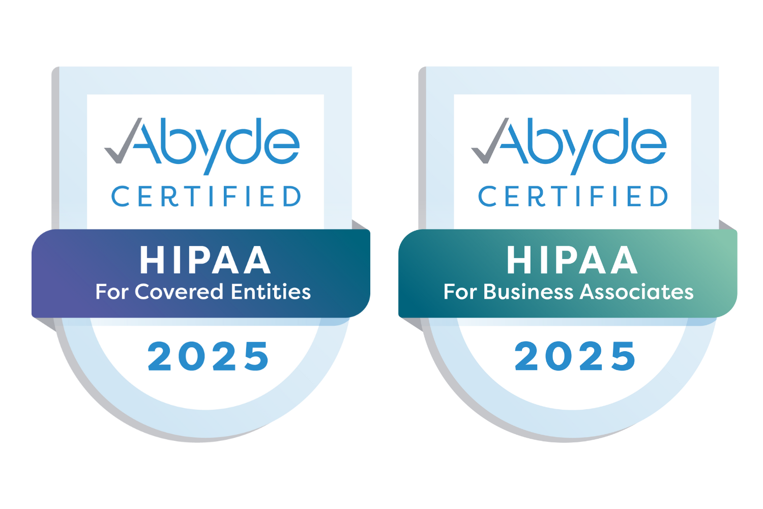 Abyde HIPAA Certified Badges